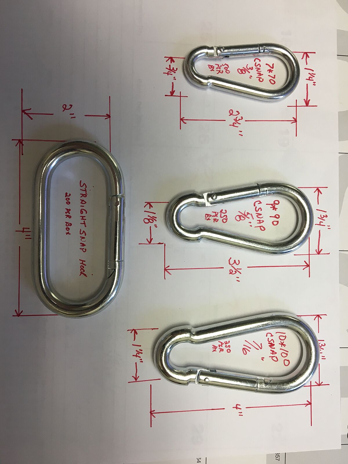 Spring Clips - Snap Hooks | P&L Metalcrafts LLC