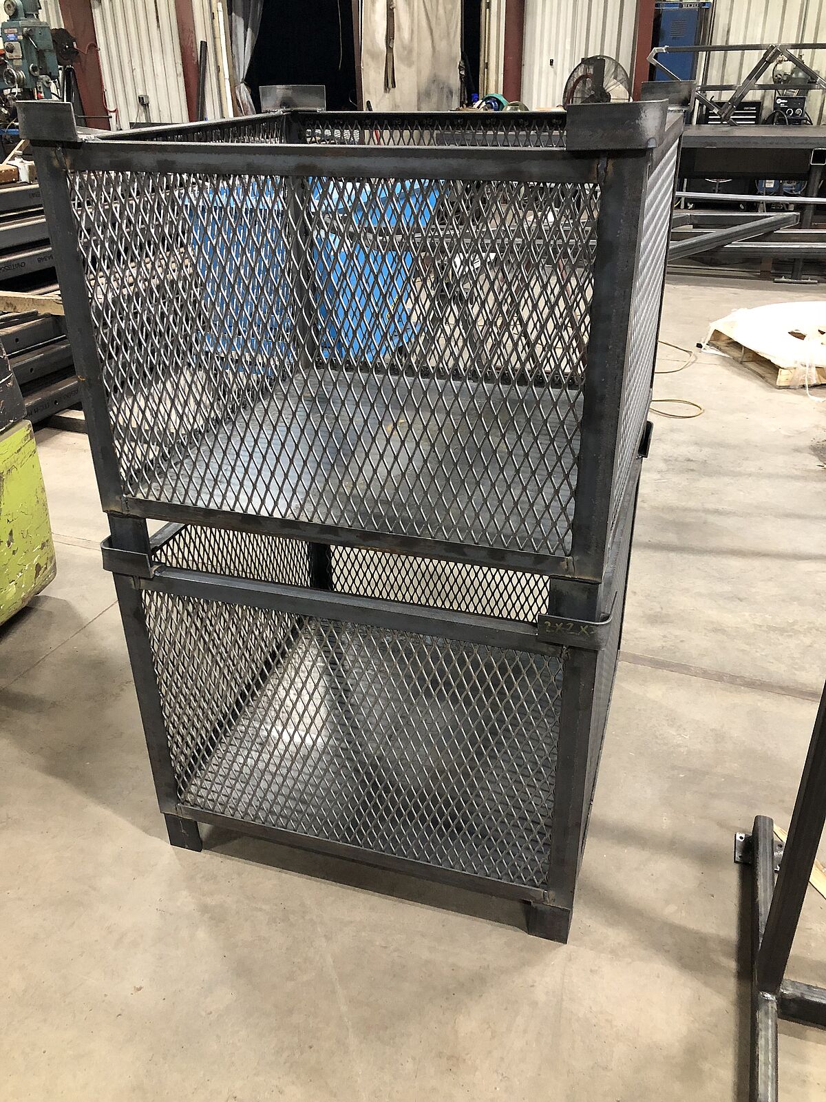 Custom Stackable Storage Containers | P&L Metalcrafts LLC